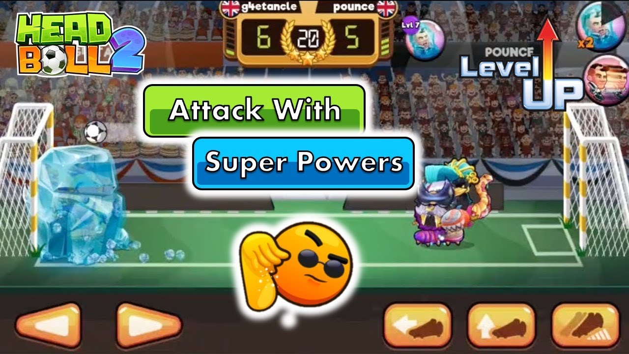 Head Ball 2 Game Play | Head Ball 2 Attacking with Super Powers - YouTube