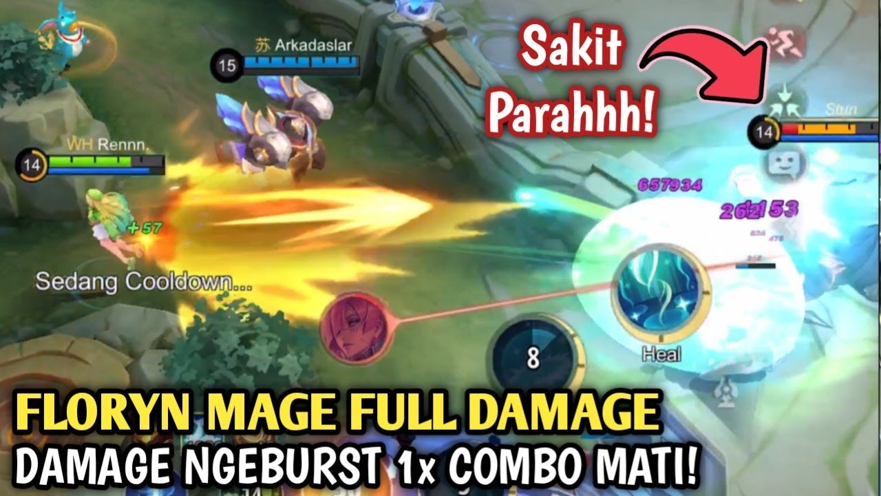 CARA MAIN FLORYN MAGE | GENDONG TIM PADAHAL GAK ADA MM! | BUILD FLORYN ...