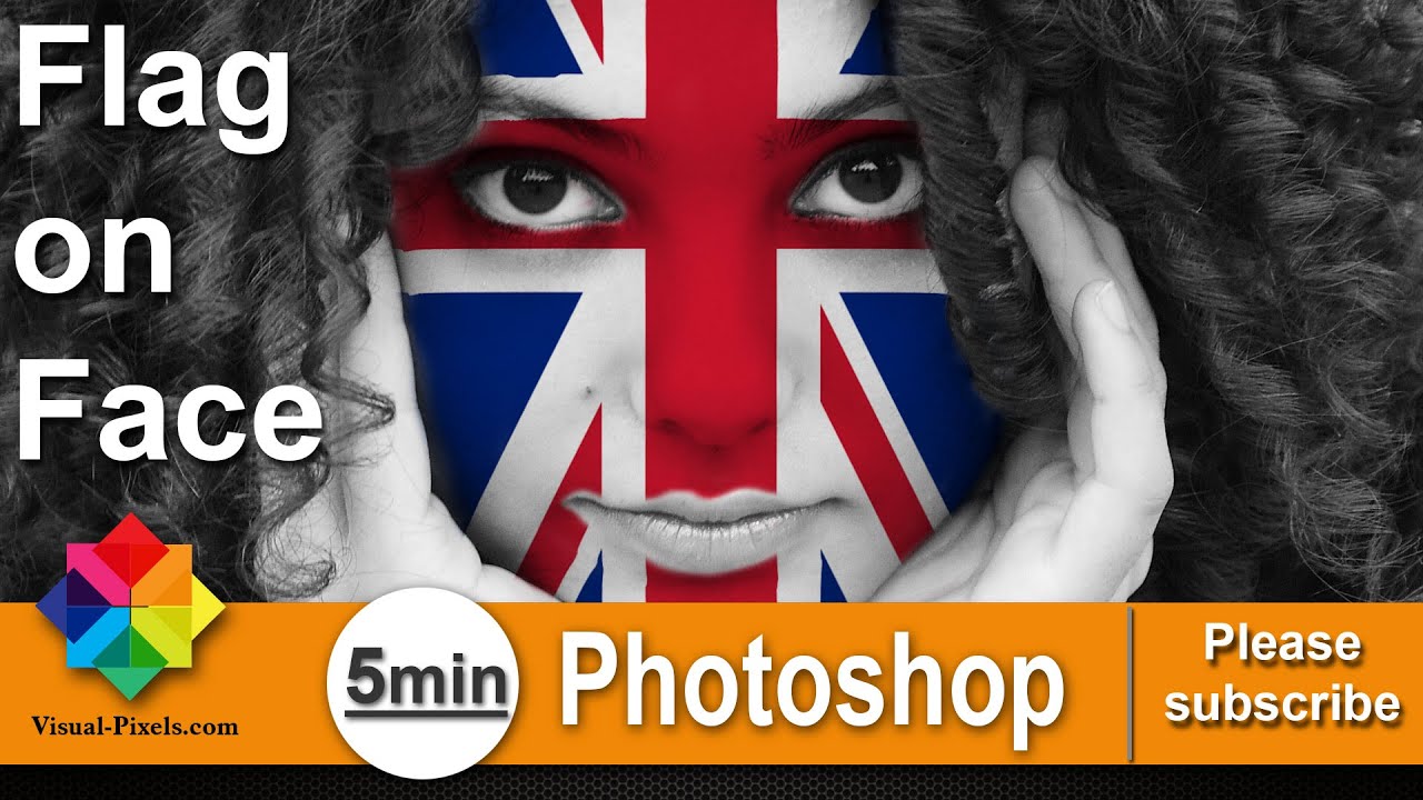 Photoshop Tutorial: How to create the Face Painting Effect - YouTube