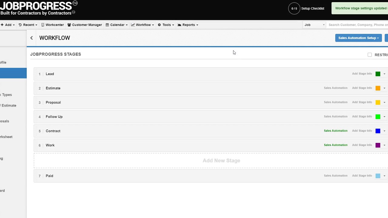 JOBPROGRESS Sales Automation Part 2 - YouTube