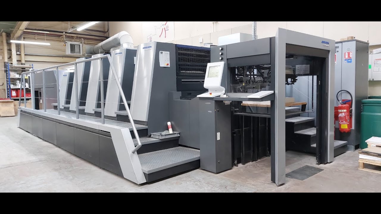 Heidelberg Speedmaster XL 75 - 4 + L X - 2019 - YouTube