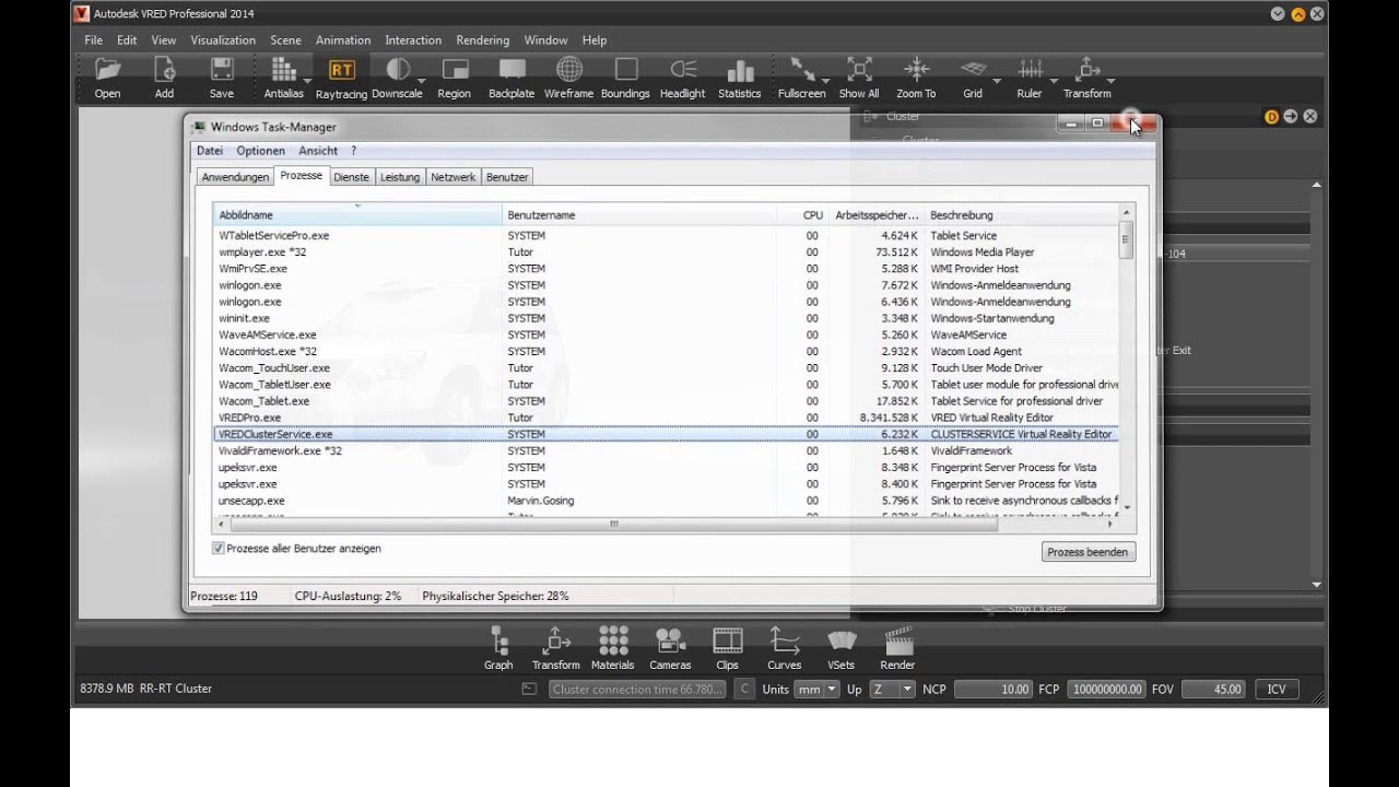 VRED PRO Rendering: Raytracing Cluster - YouTube