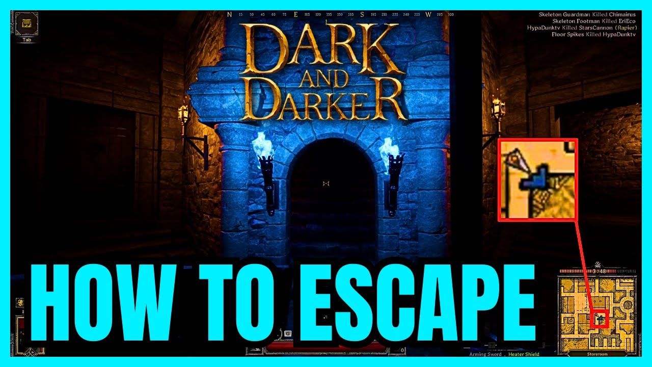 How To Escape Dark And Darker (FULL GUIDE) - YouTube