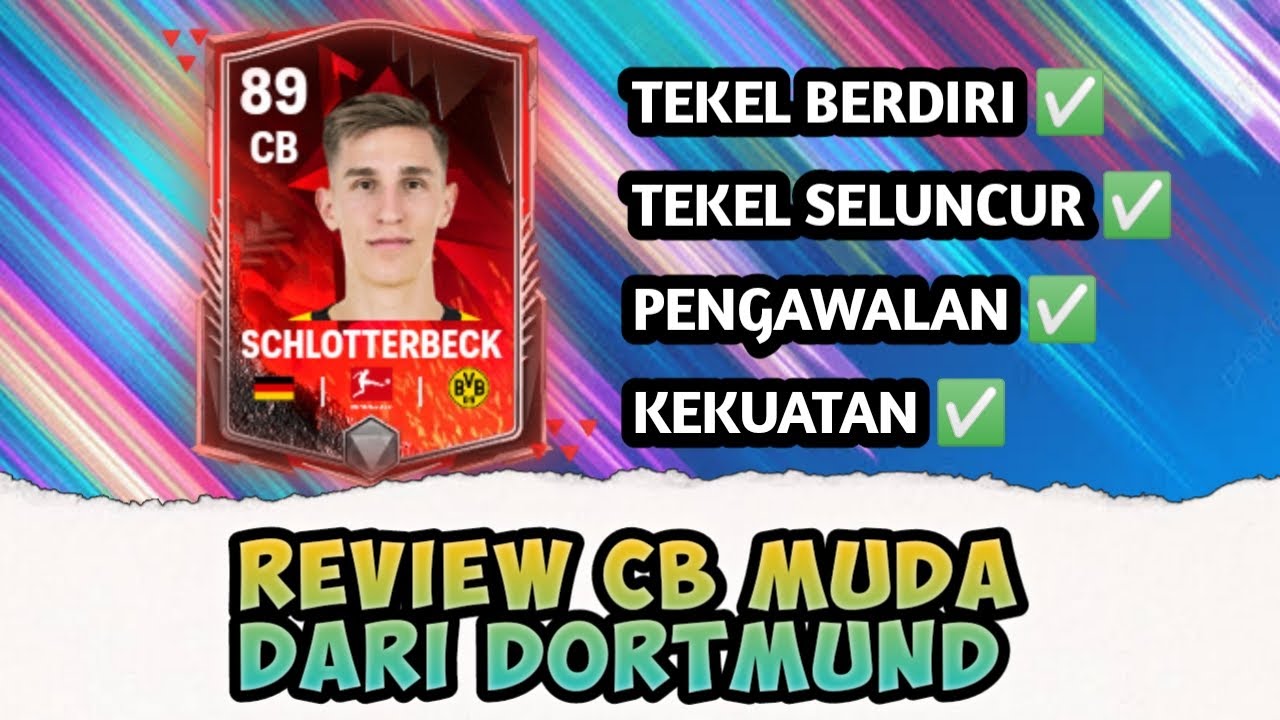 REVIEW GAMEPLAY NICO SCHLOTTERBECK CARD RIVALITAS - FC MOBILE 24 - YouTube