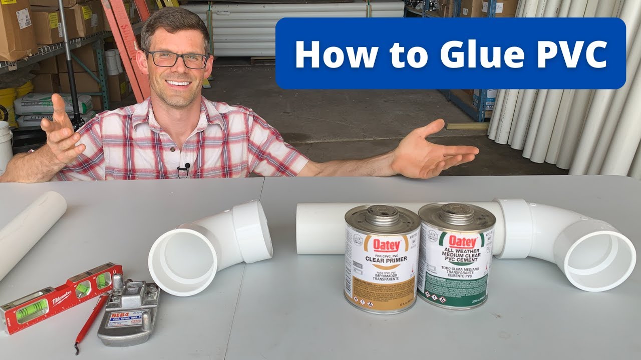 How to Prep, Prime, and Glue PVC Joints - YouTube