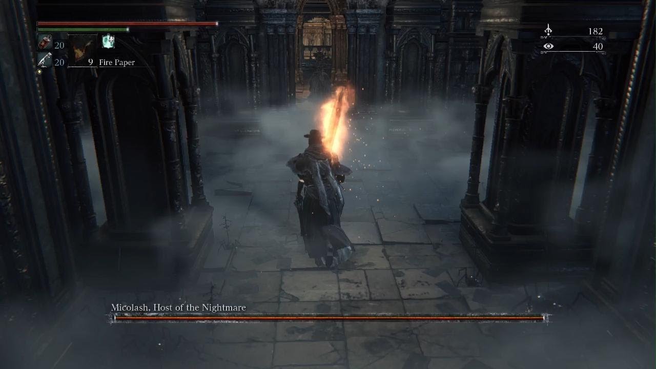 Bloodborne Micolash Host of the Nightmare - YouTube