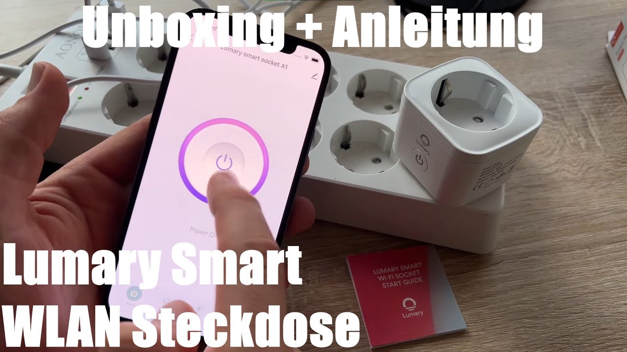 Lumary Smart WLAN Steckdose mit Strommessung Alexa Steckdose Smart Plug ...