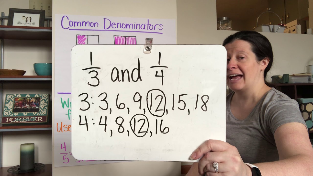 Common Denominators Lesson 2 - YouTube