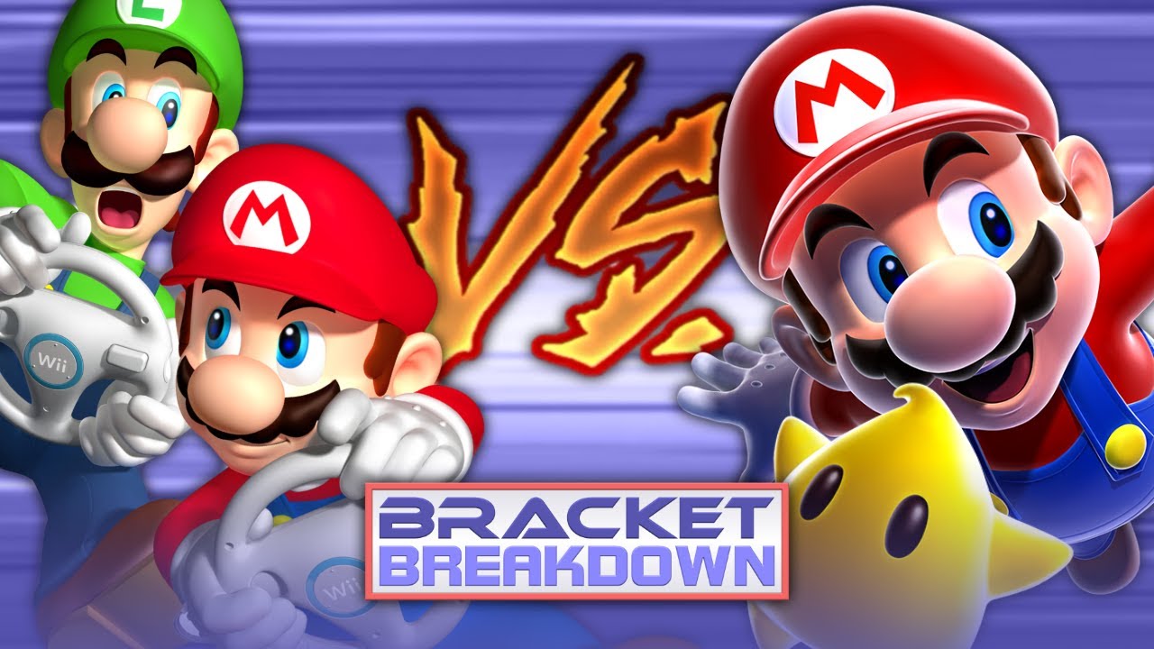 Mario Kart Wii vs. Super Mario Galaxy | Bracket Breakdown Wii Games ...