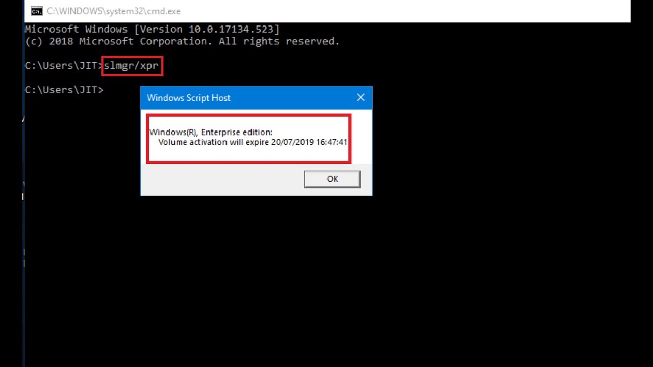 windows expire check - how to check windows expire. - YouTube