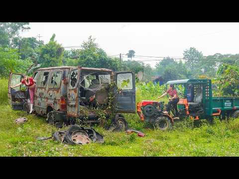 Seo Xê's Truck Rescued a FORD TRANSIT Van That Had Been Abandoned for Years | Restores Journey