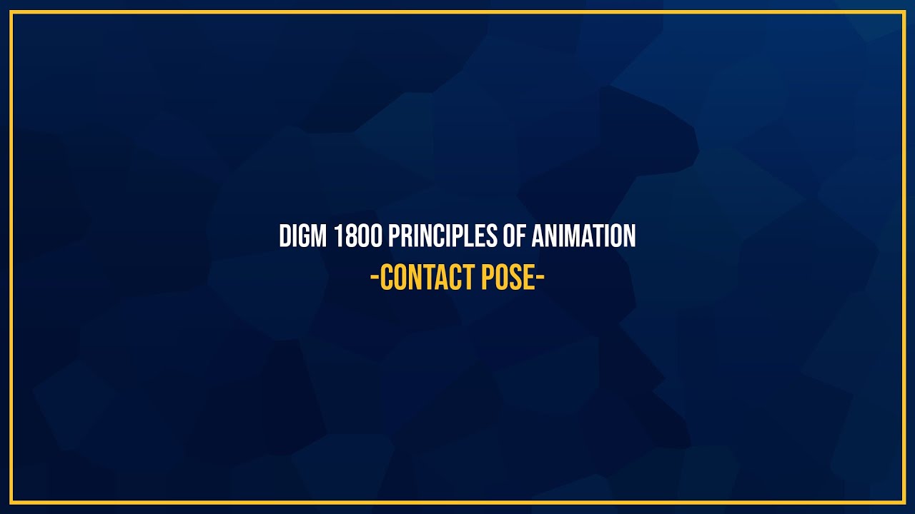 POA 14 - 02: Contact Pose - YouTube