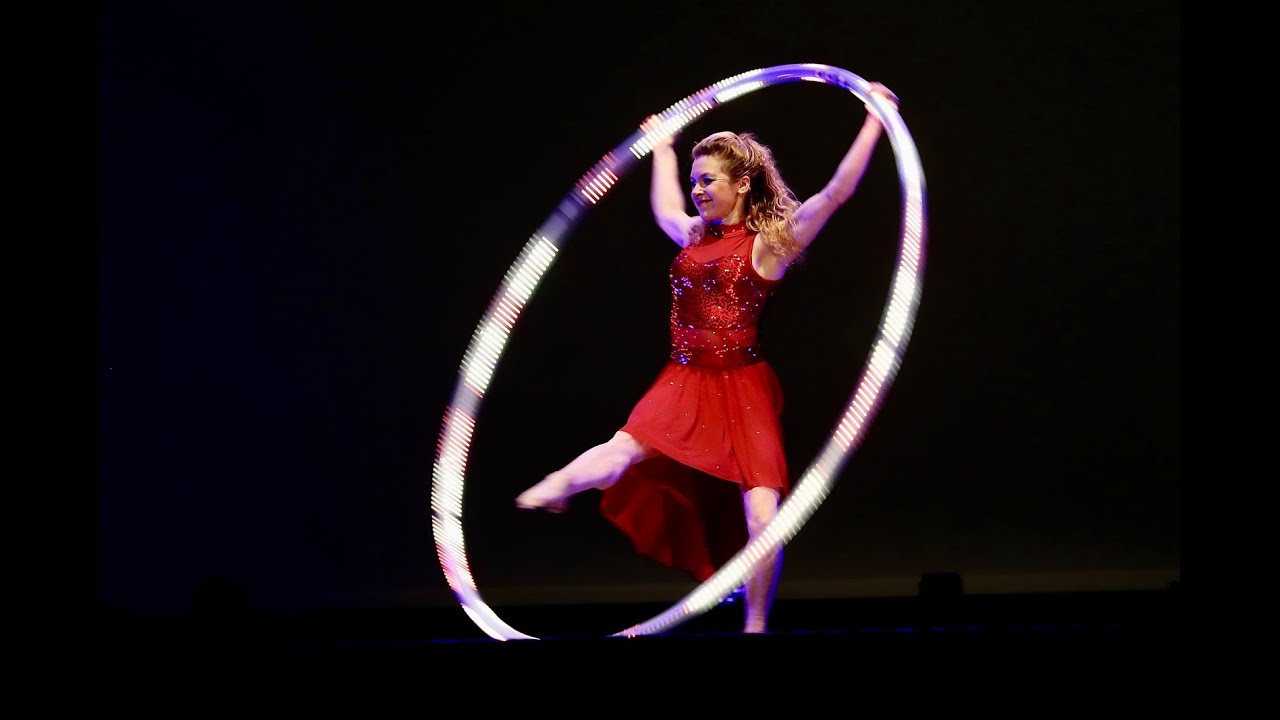 LED Cyr Wheel - Wheel Sensation - Laura - YouTube