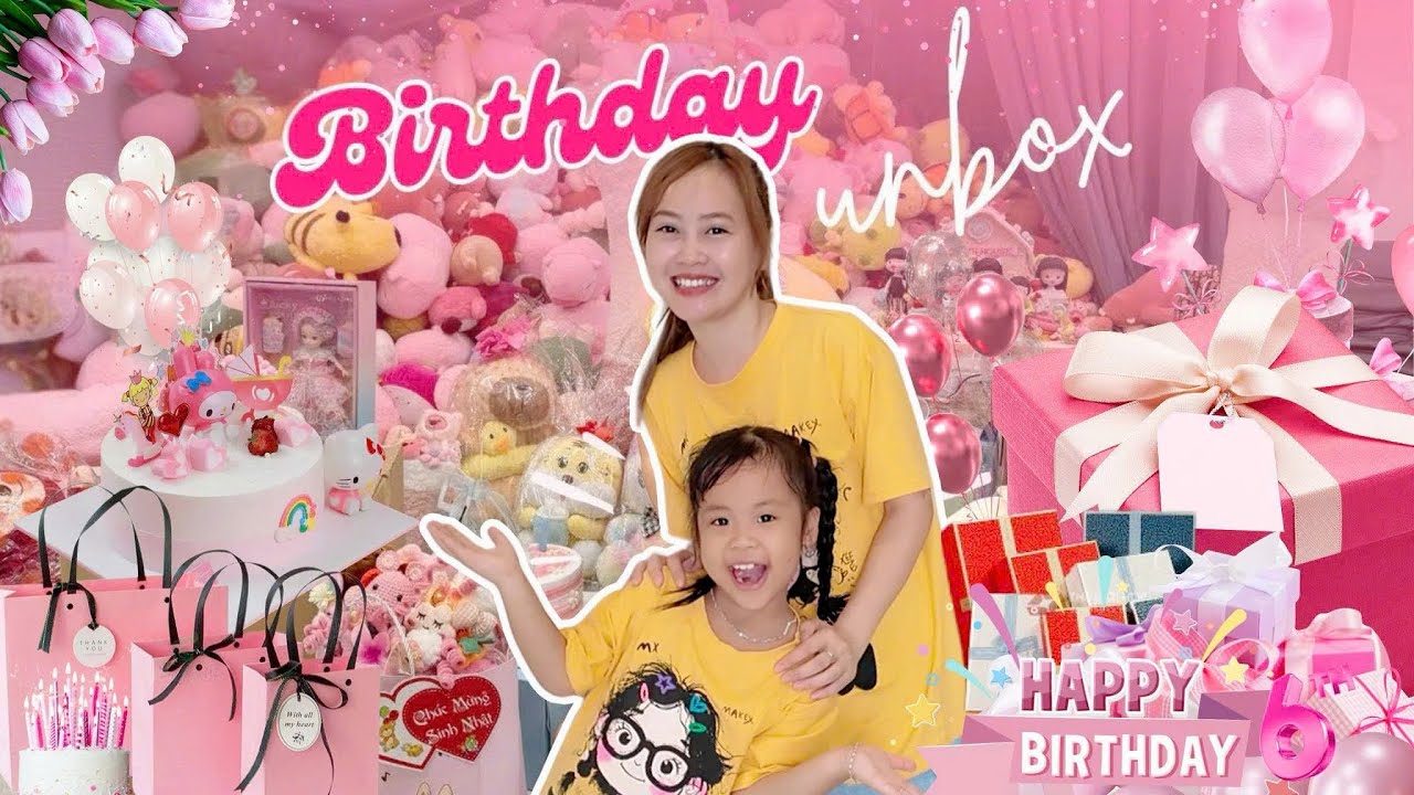 🎁 Đập Hộp Quà Sinh Nhật Cùng Mint Vy & Mẹ Hà Hí – Mint Vy Thích Thú Khi ...