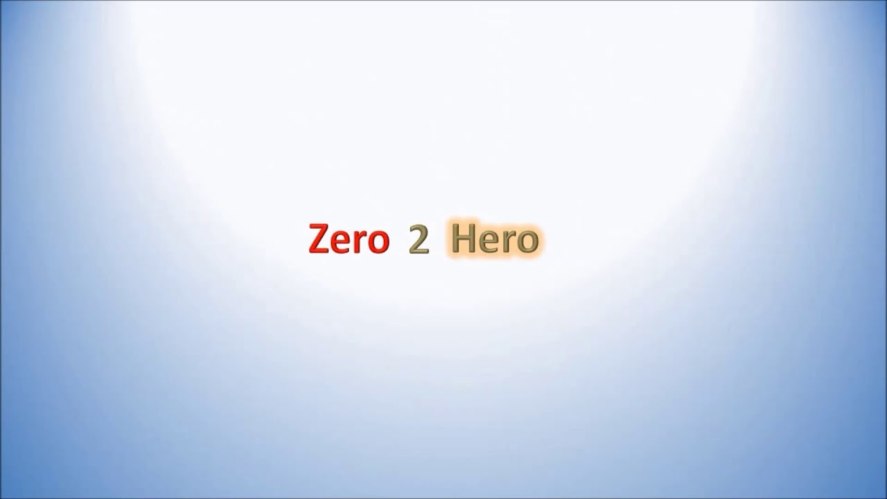 Zero 2 Hero (Tamil short film) - YouTube