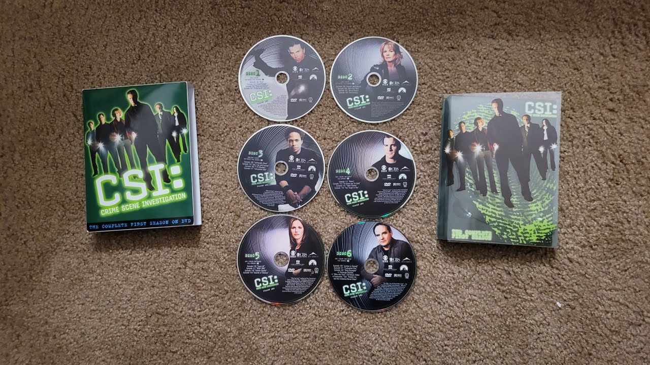 CSI The Complete First Season DVD Unboxing - YouTube
