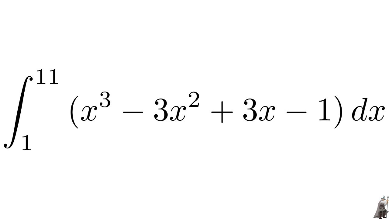 Definite Integral X 3 3x 2 3x 1 MIT Integration Bee Qualifying