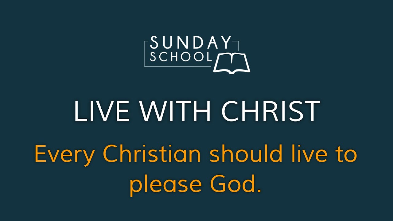 Live With Christ - YouTube
