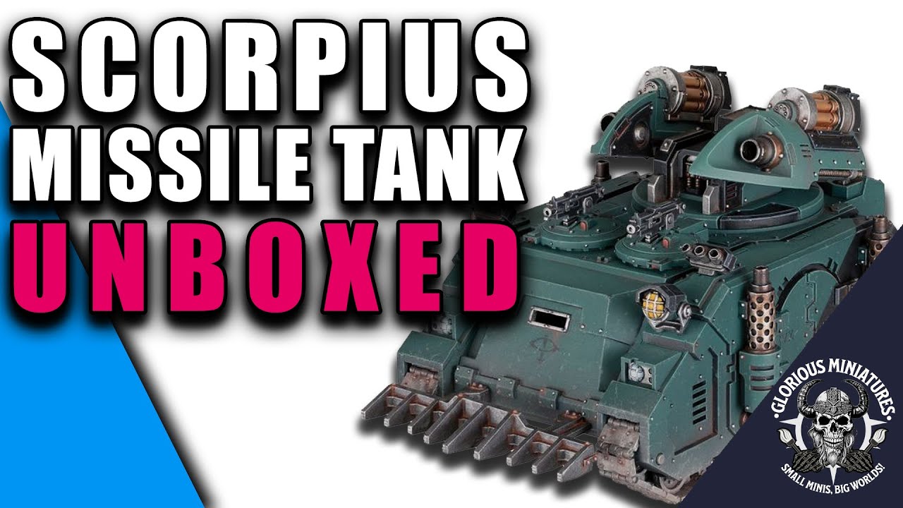 Unboxing the NEW plastic Scorpius Missile Tank! Horus Heresy - YouTube