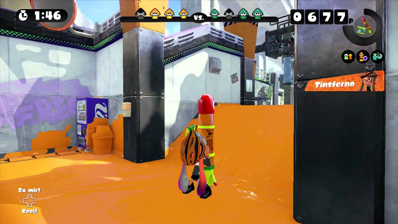 Splatoon - Inkstrike Madness on Urchin Underpass - YouTube