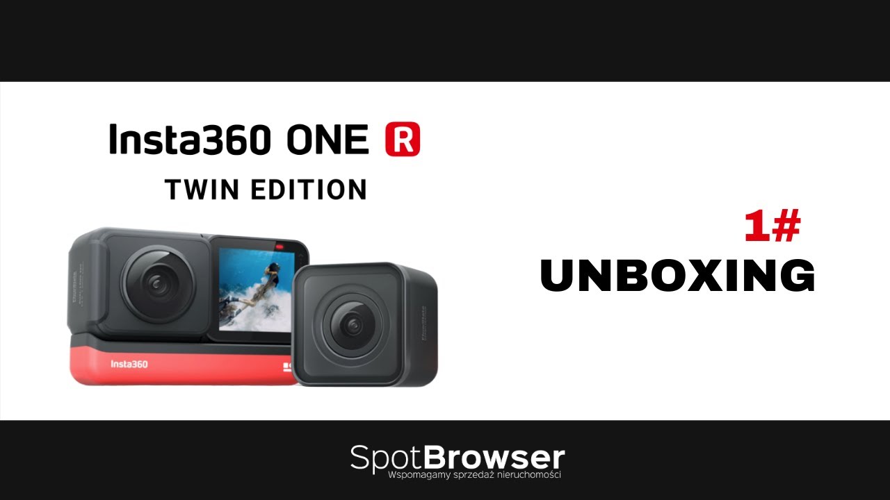 #1 Insta 360 One R Twin Edition - Unboxing, montaż modułów, omówienie ...