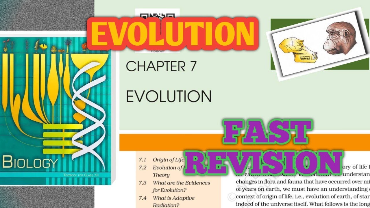 Evolution | New Ncert Biology Class 12th | Fast Revision| Neet 2025 ...