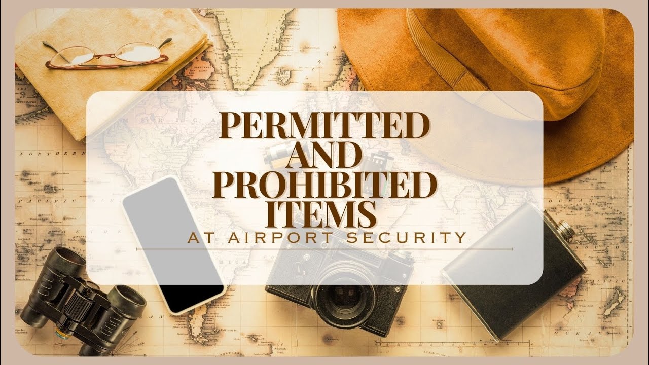 Items Permitted and Prohibited Items at Airport Security #travel #items ...