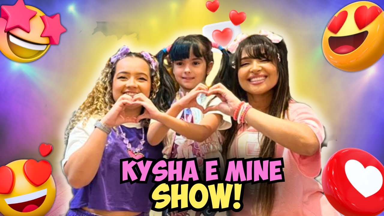 SHOW DA KISHA E MINE *lance de escola - YouTube