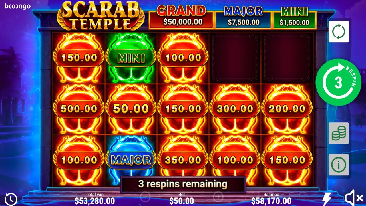 Booongo Slots - Scarab Temple - YouTube