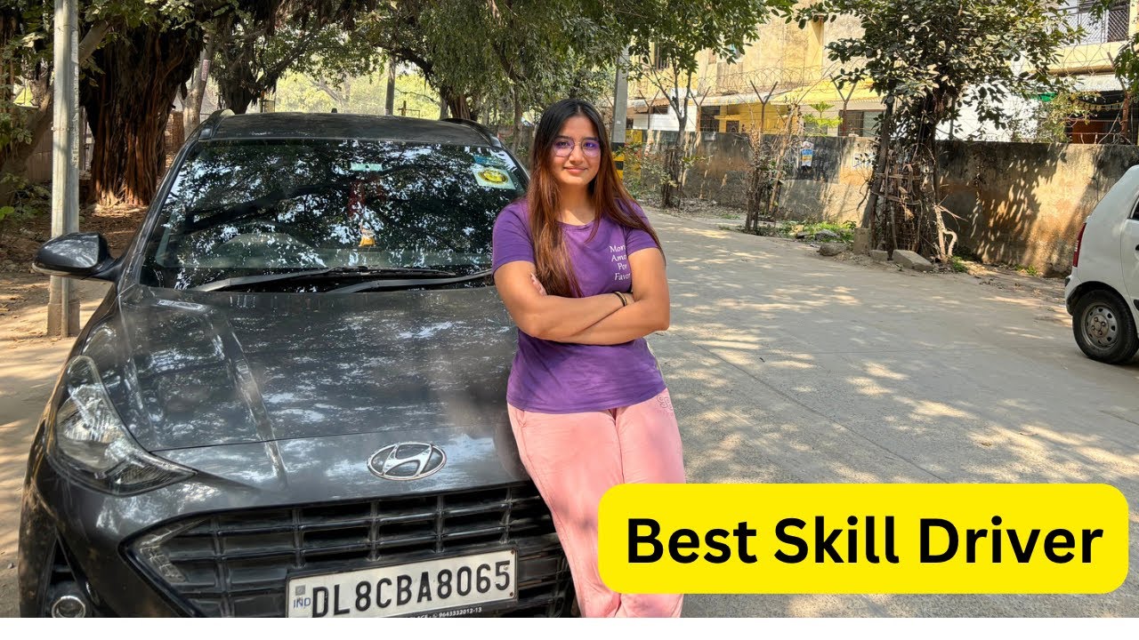 Her Driving Skills ️ Best Female Driver I have ever seen ( Nikhil फिर ...