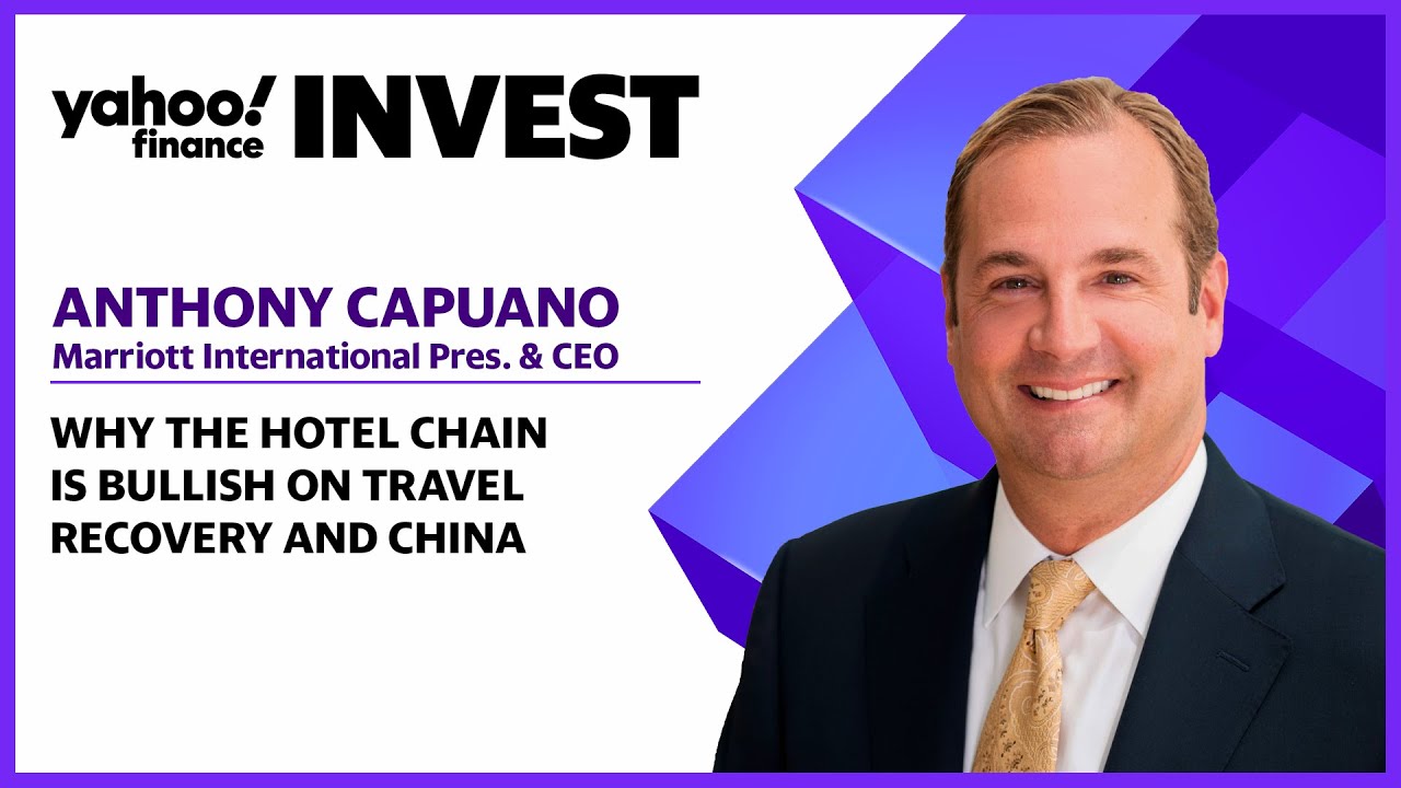 Marriott CEO: Hotel chain bullish on travel recovery, China - YouTube