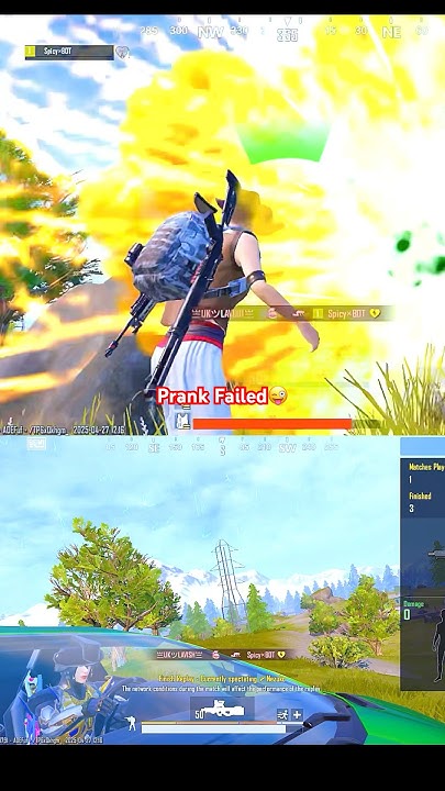 Bot prank failed 😲 #pubgmobile #bgmi #pubg #shorts - YouTube