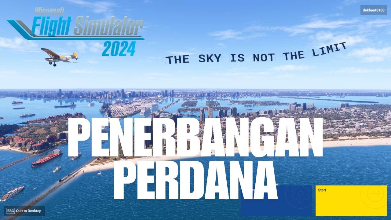 Memulai karir di Microsoft Flight Simulator 2024 dengan pesawat Cessna ...