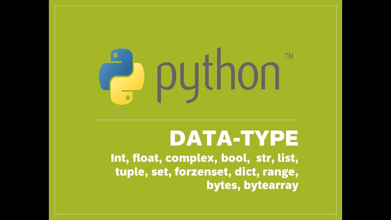 Python Datatype - YouTube