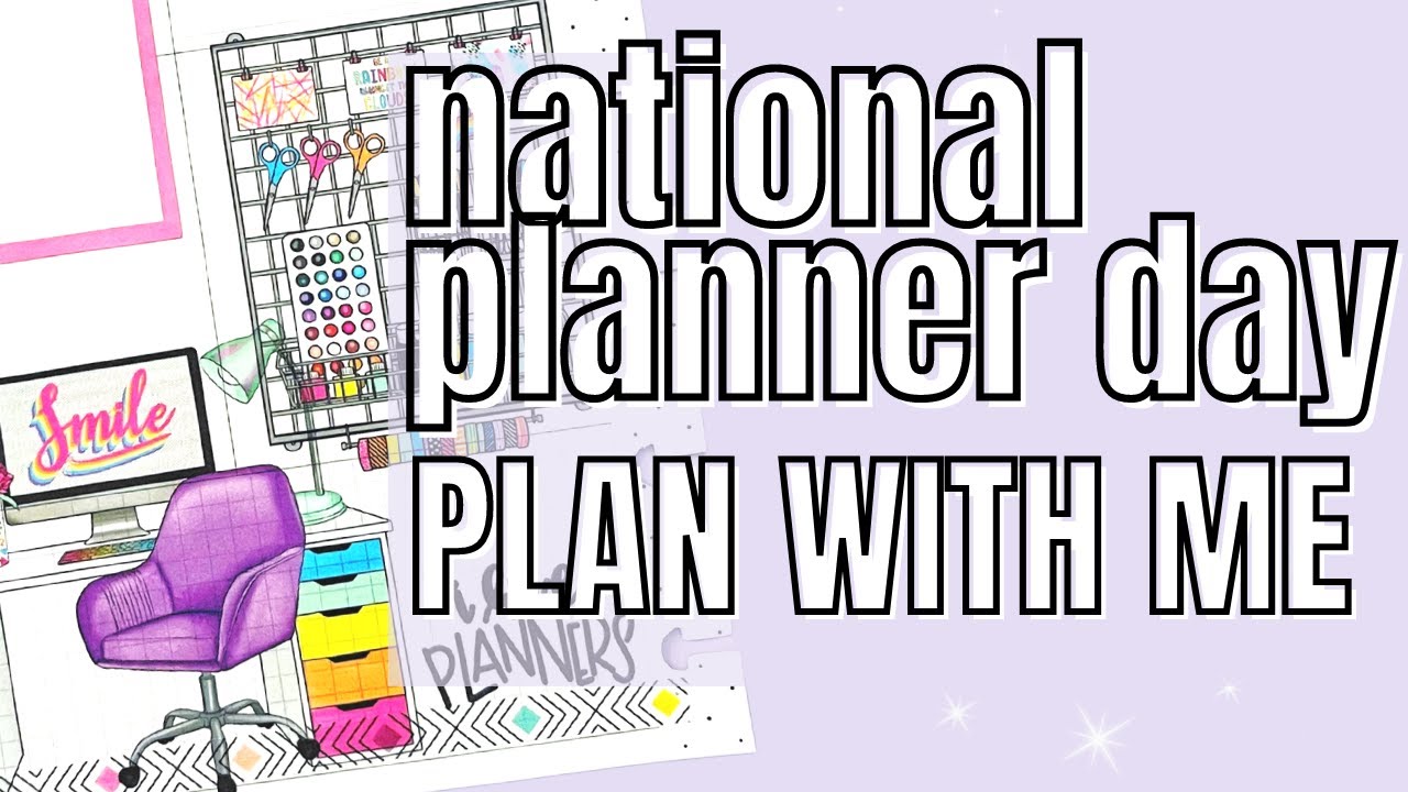 NATIONAL PLANNER DAY PLAN WITH ME | MINI HAPPY PLANER | KELLOFAPLAN ...