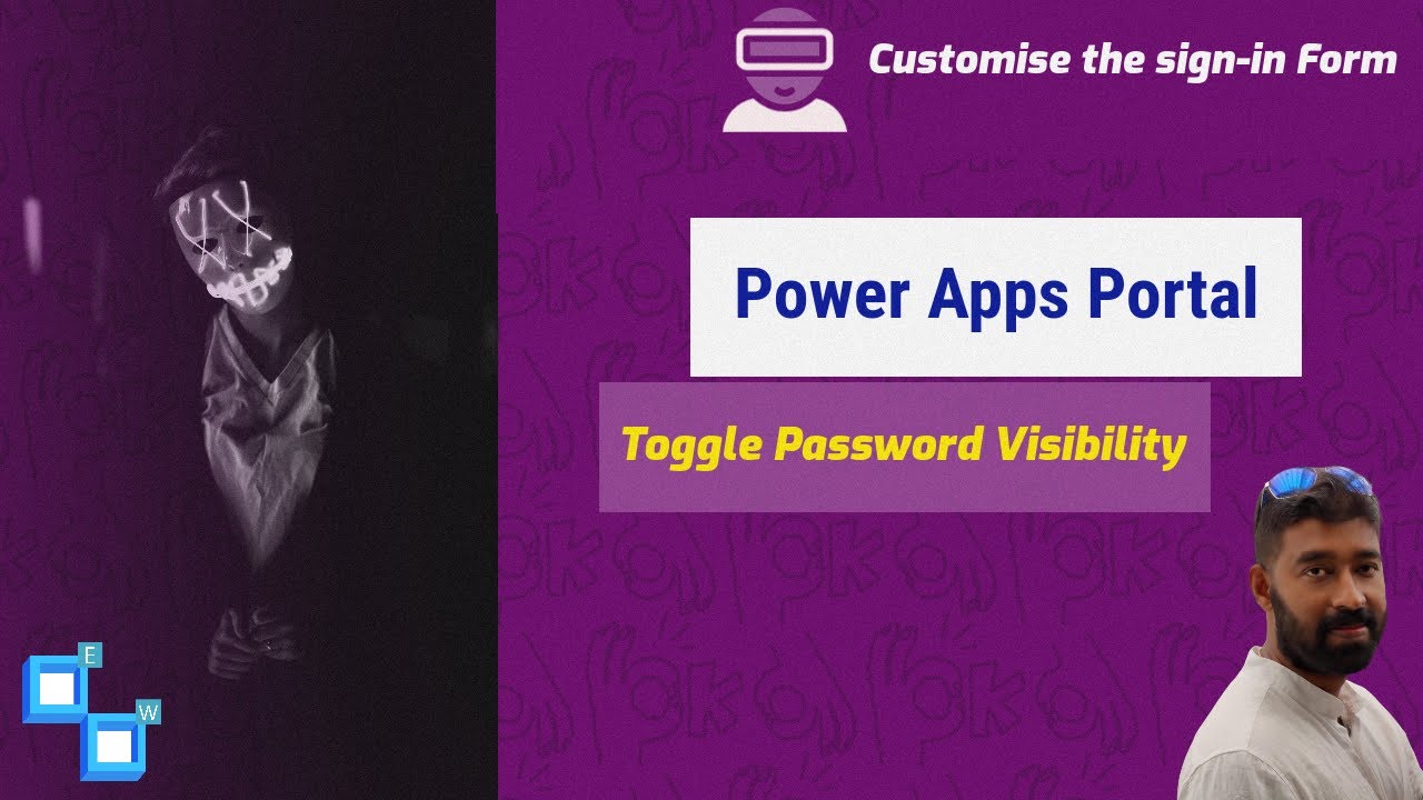 Customise the sign in form Toggle password visibility - YouTube