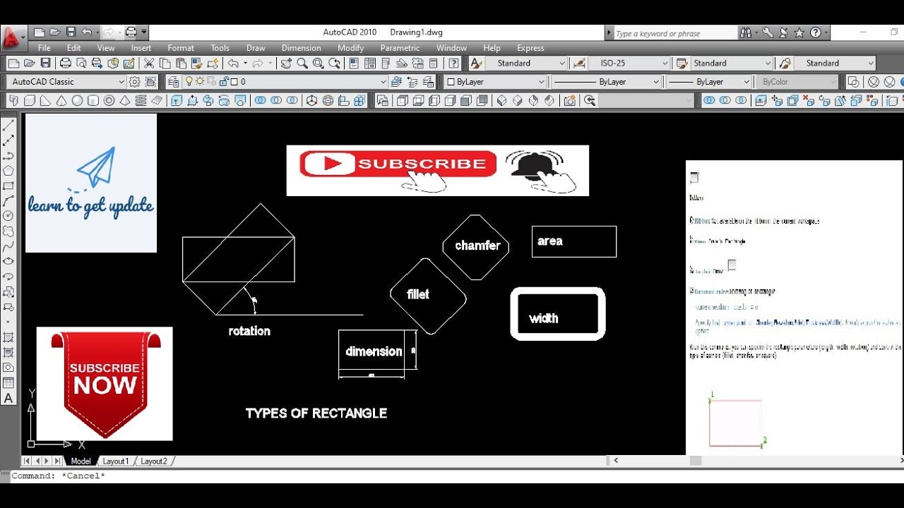 How To Draw Rectangle In AutoCAD 2D Drafting AutoCAD Learn To Get how-to-draw-rectangle-in-autocad-2d-drafting-autocad-learn-to-get