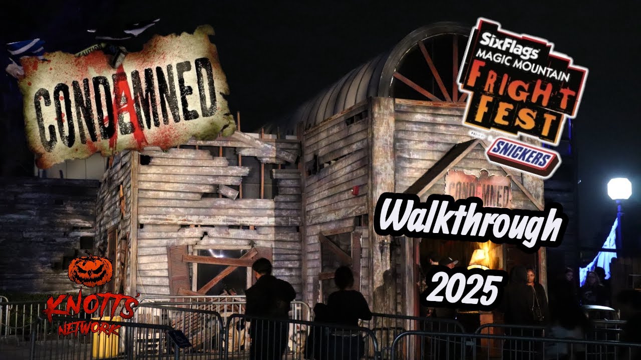 Condemned: Forever Damned Maze Flow Through Six Flags Magic Mountain ...