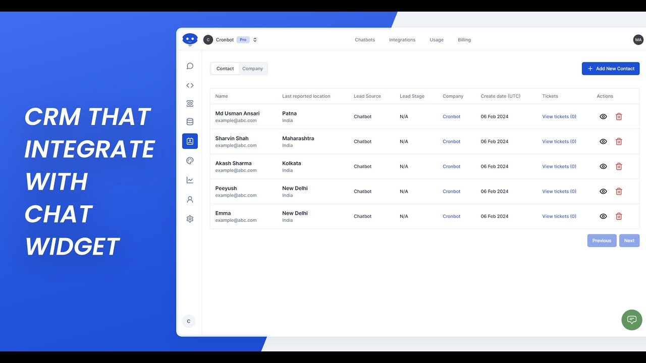 How to use CRM to manage all your lead information in one place using an AI chatbot? - YouTube