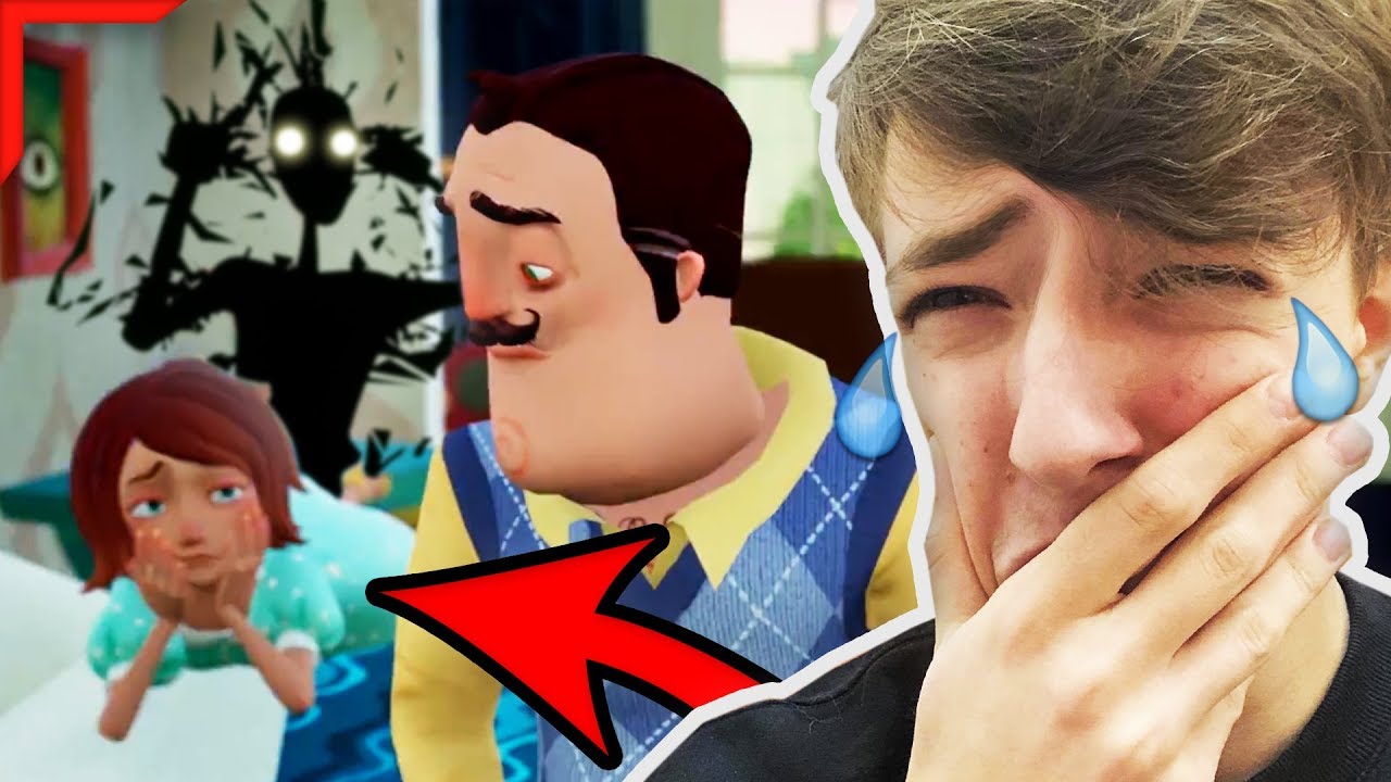 SOUSEDOVÝM DĚTEM UMŘELA MÁMA, HOŘÍ!! 😭😩 | Hello Neighbor: Hide and Seek ...