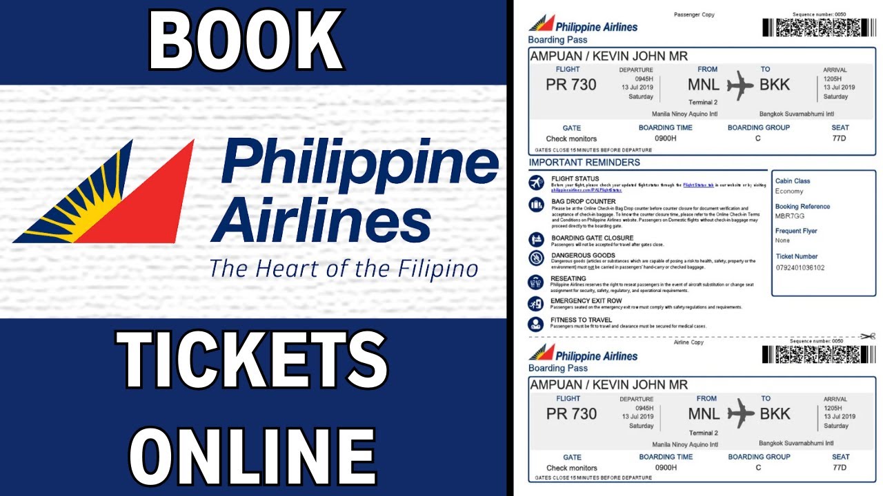 How to Book Ticket Online Philippine Airlines International | Latest ...