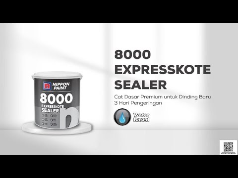 Nippon 8000 Expresskote Sealer - Cat Dasar Premium Untuk Dinding Baru 3 ...