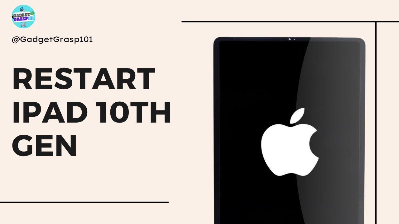How to Restart iPad 10th Generation - YouTube