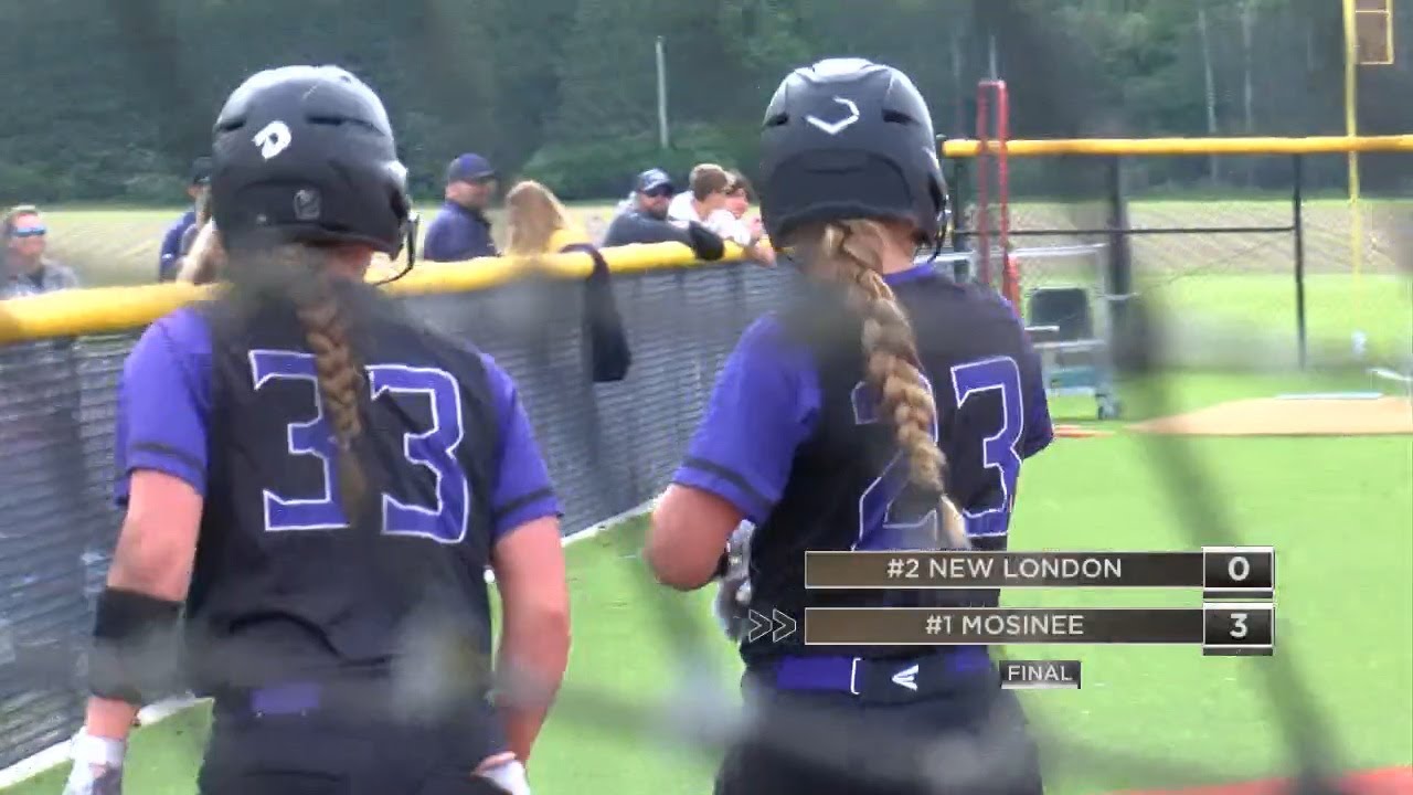 Softball Highlights: #2 New London vs. #1 Mosinee - YouTube