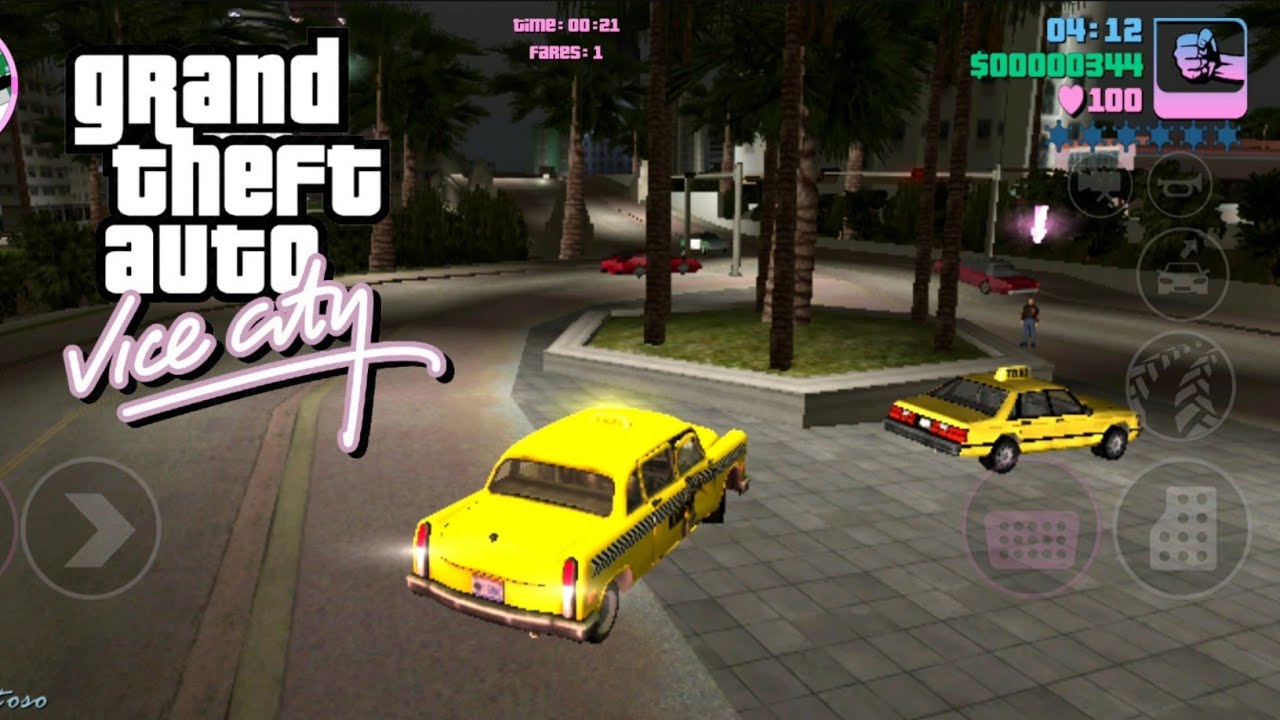 Taxi Mission in GTA Vice City🚕 Part 2 | Grand Theft Auto | GTA | GTA ...