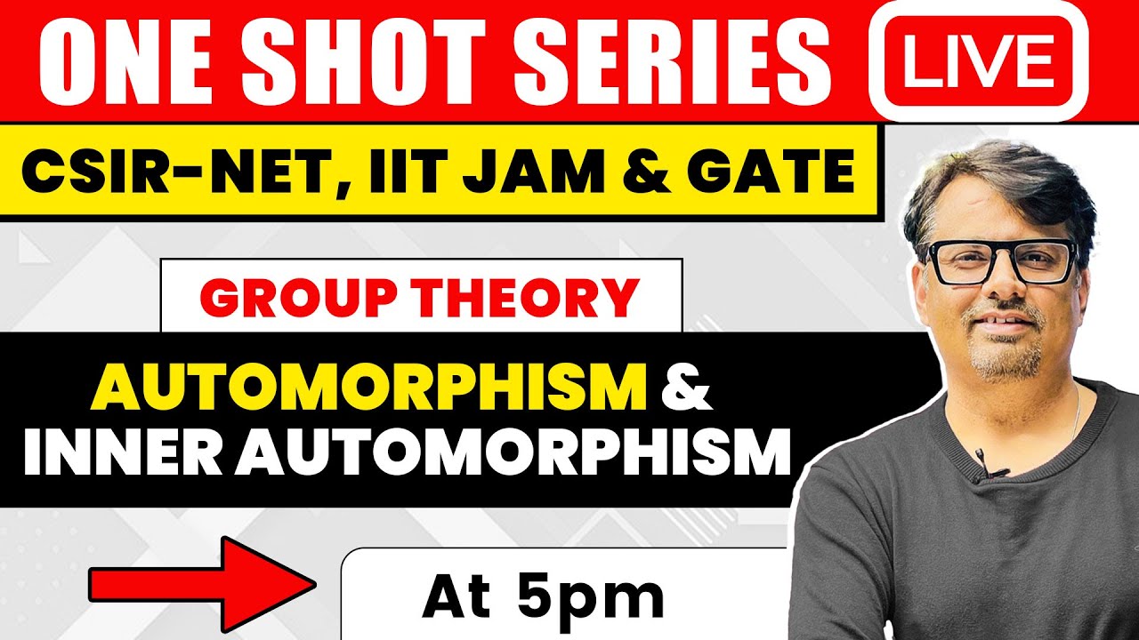 Group Theory | Automorphism & Inner Automorphism in One Shot by GP Sir ...