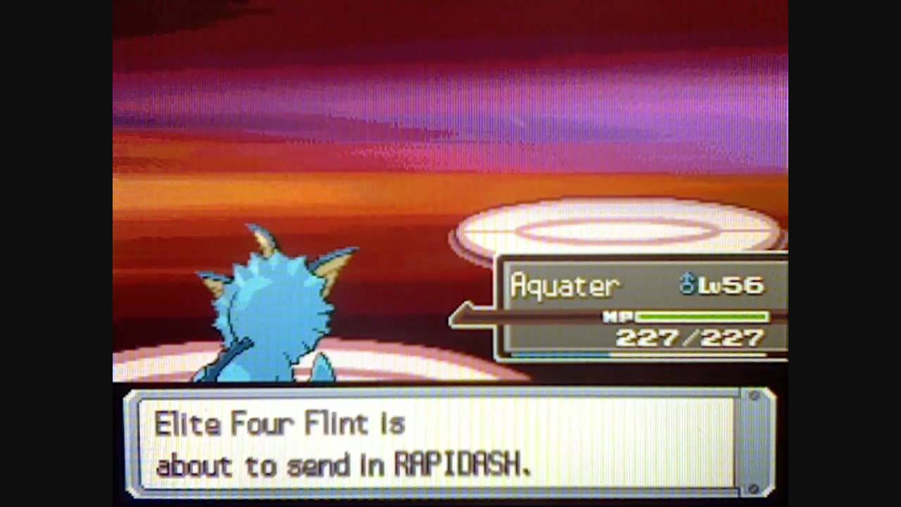 Pokemon Platinum Walkthrough Part 69:Elite Four-Flint! - YouTube