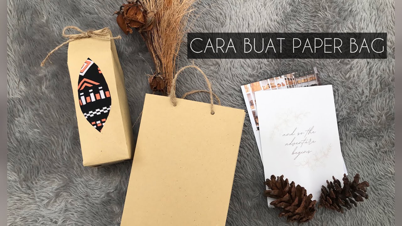 DIY PAPER BAG - YouTube
