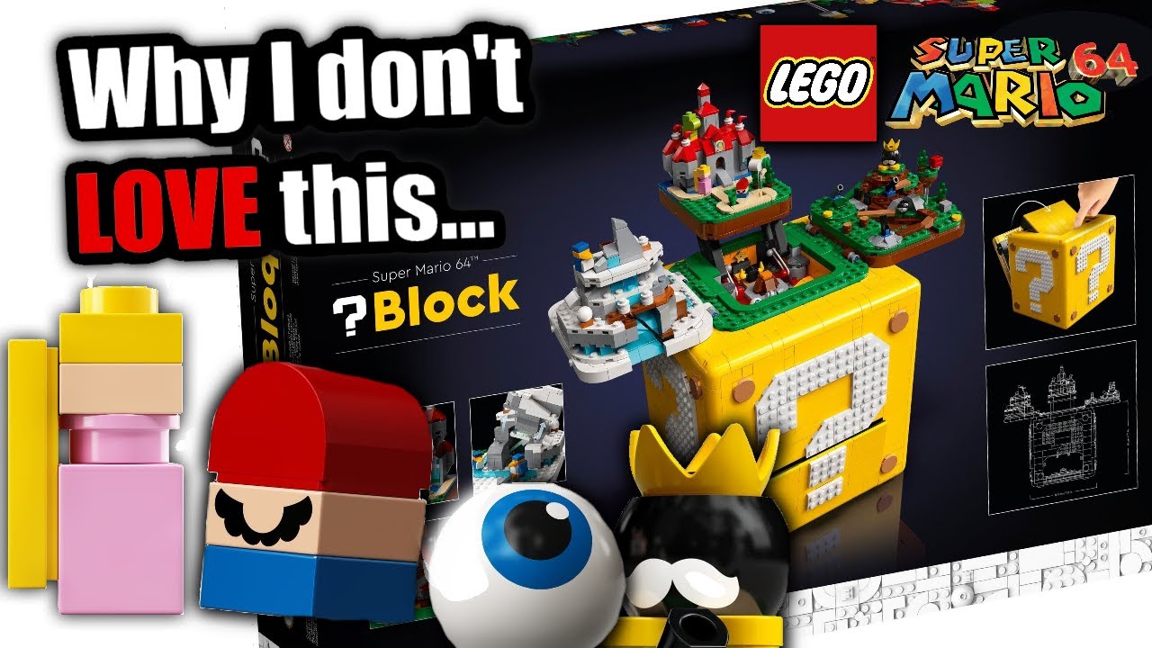 LEGO Super Mario 64 Peach's Castle Question Block 2021 D2C set! - YouTube