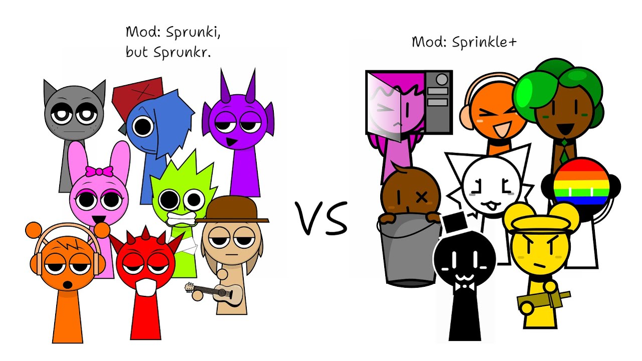 Incredibox Sprunki Sprinkle+ VS Sprunki, but Sprunkr | ALL Characters ...